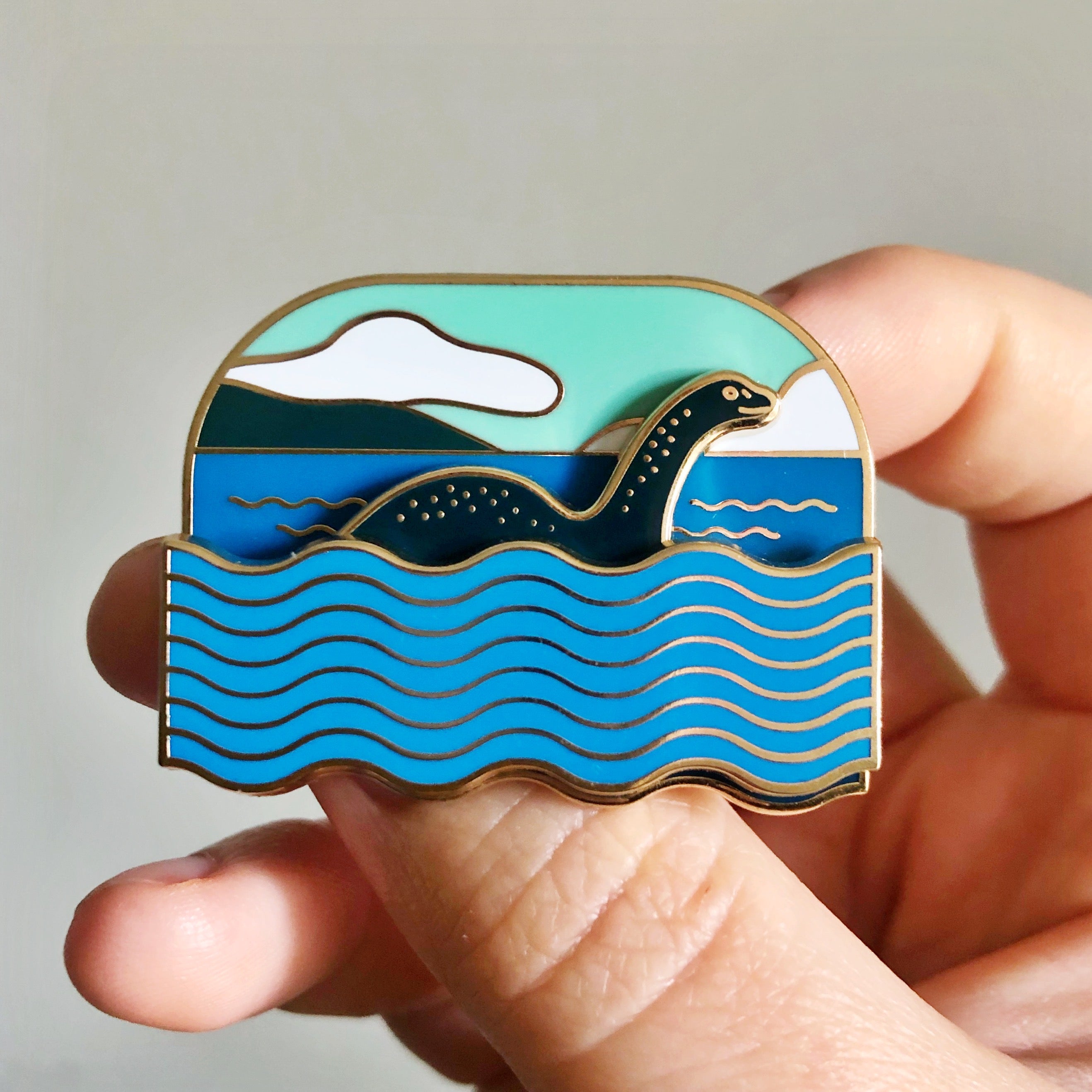 Nessie Sliding Enamel Pin – Pretty Useful Co.